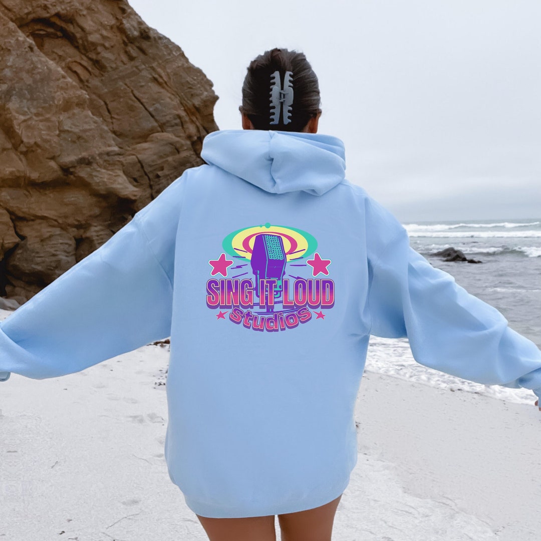 Sonic Tours UFO Y2K Design Unisex Back Printed Hoodie, Y2K Graphic ...