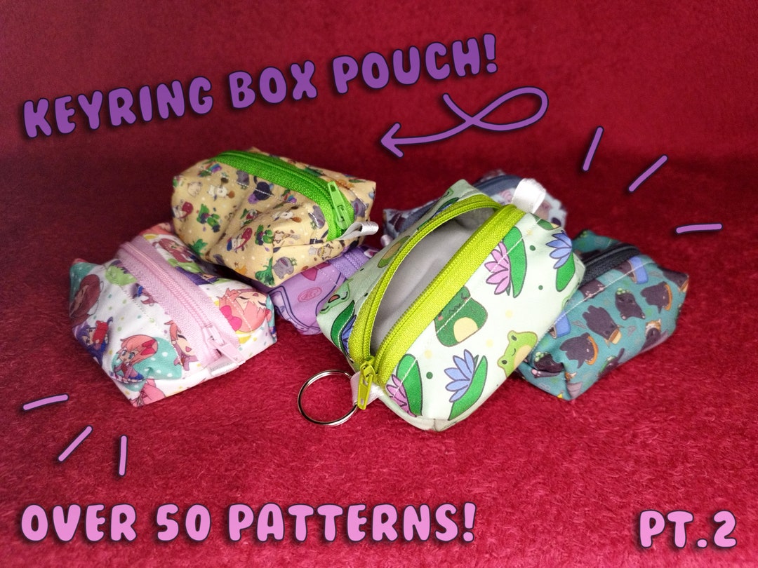 Keyring Box Pouches II Zipper Bag Pouch Pod Storage Fandom, Games ...