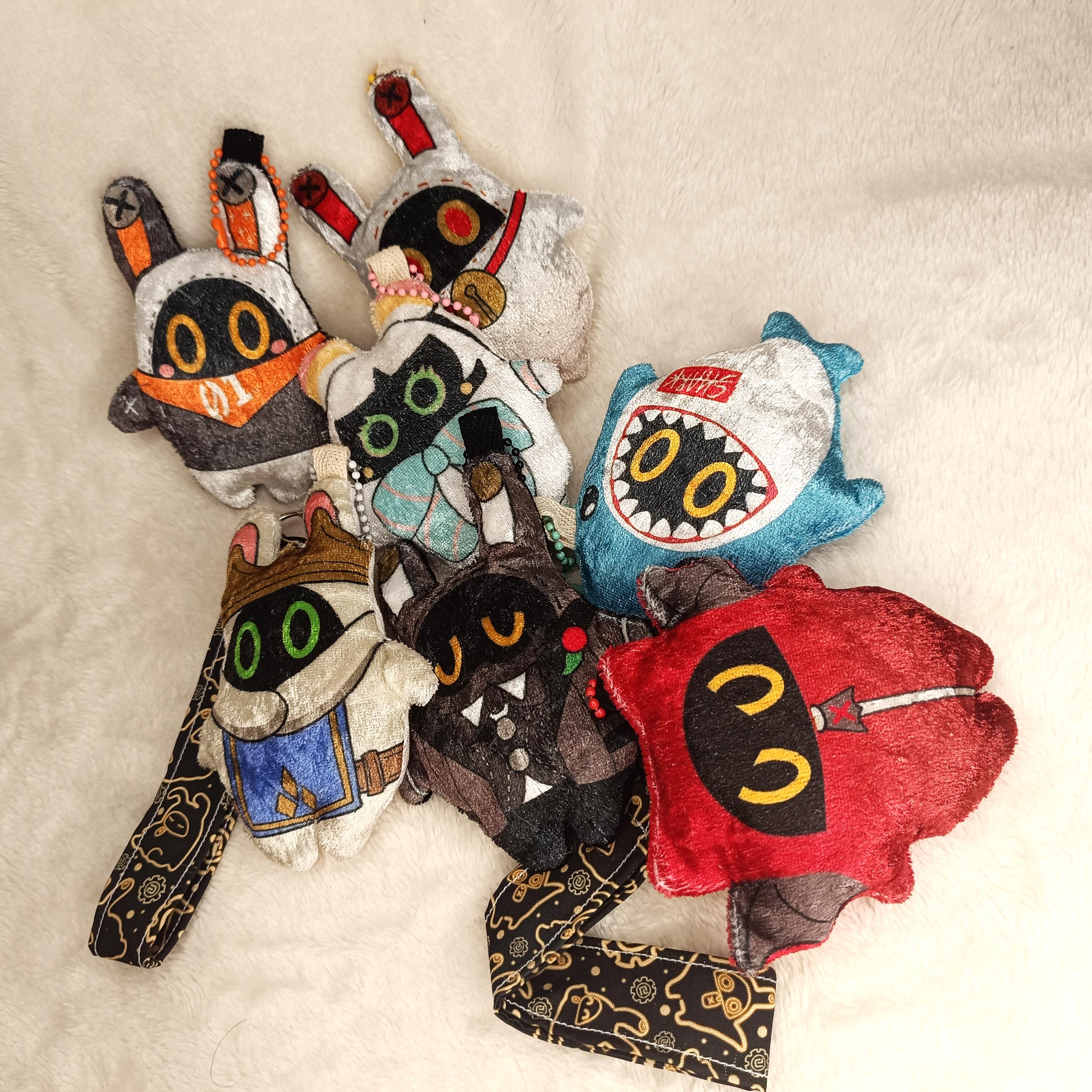 Bangboo ZZZ Plush Keyring • Handmade Keychain + Matching Fabric Strap ...