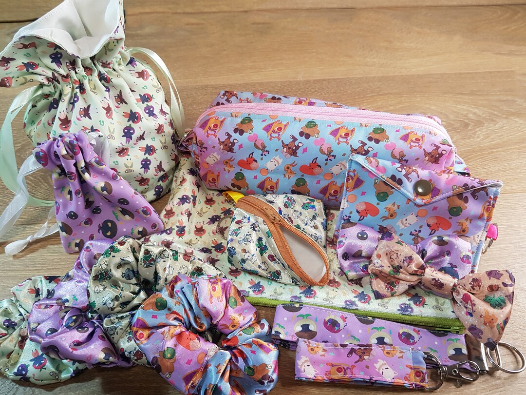 FFXIV Minions Themed Gift Bundle - Scrunchie, Pencil Case, Wallet ...