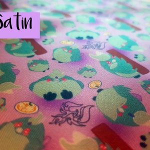A4 Size Xiao Bird Inspired Fabric - Adeptus, Anemo. Tofu Genshin Impact ...
