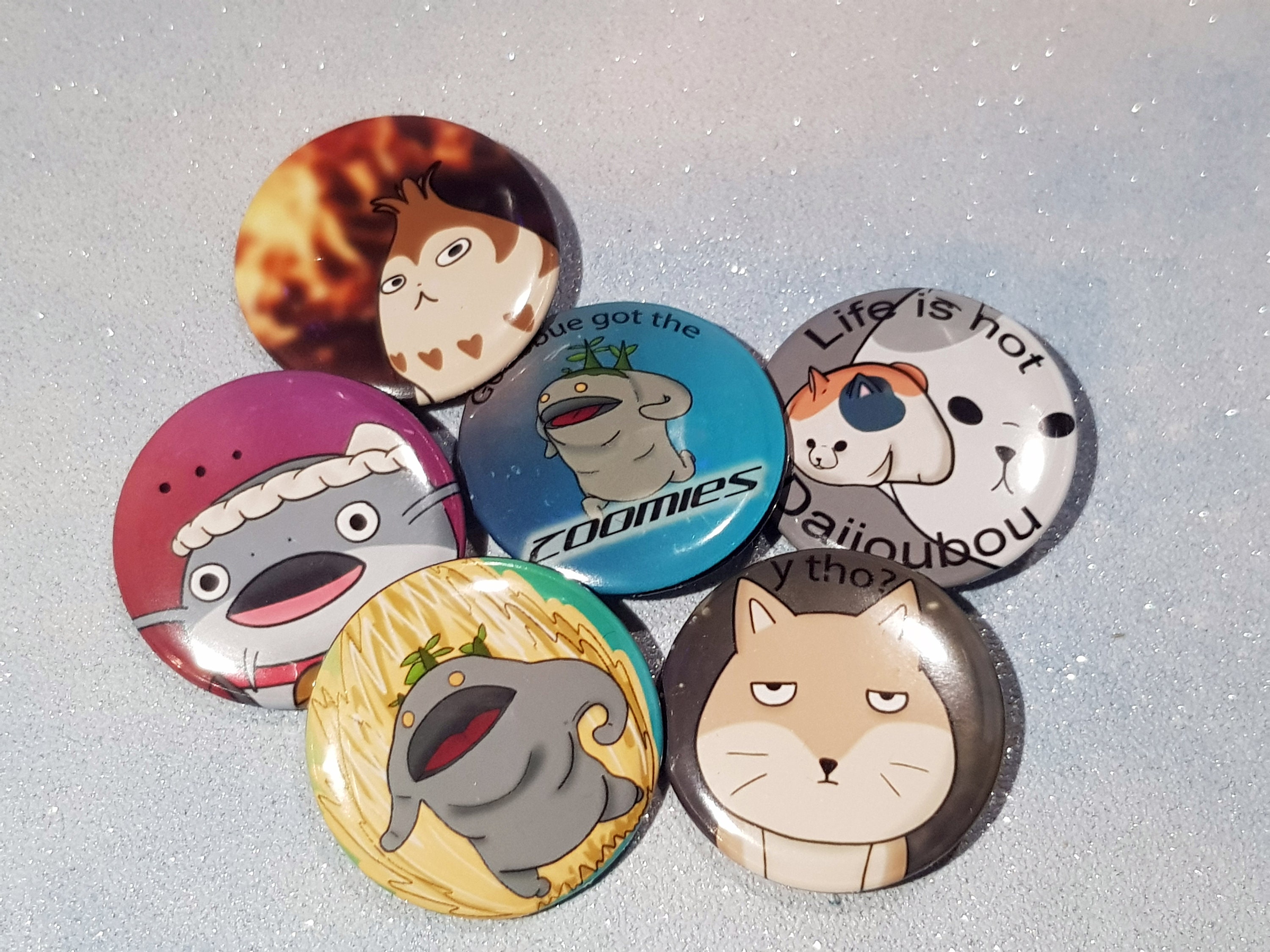 FFXIV Minion Face Button Badges - Meme Goobbue, Piassa, Namazu, Fat Cat ...