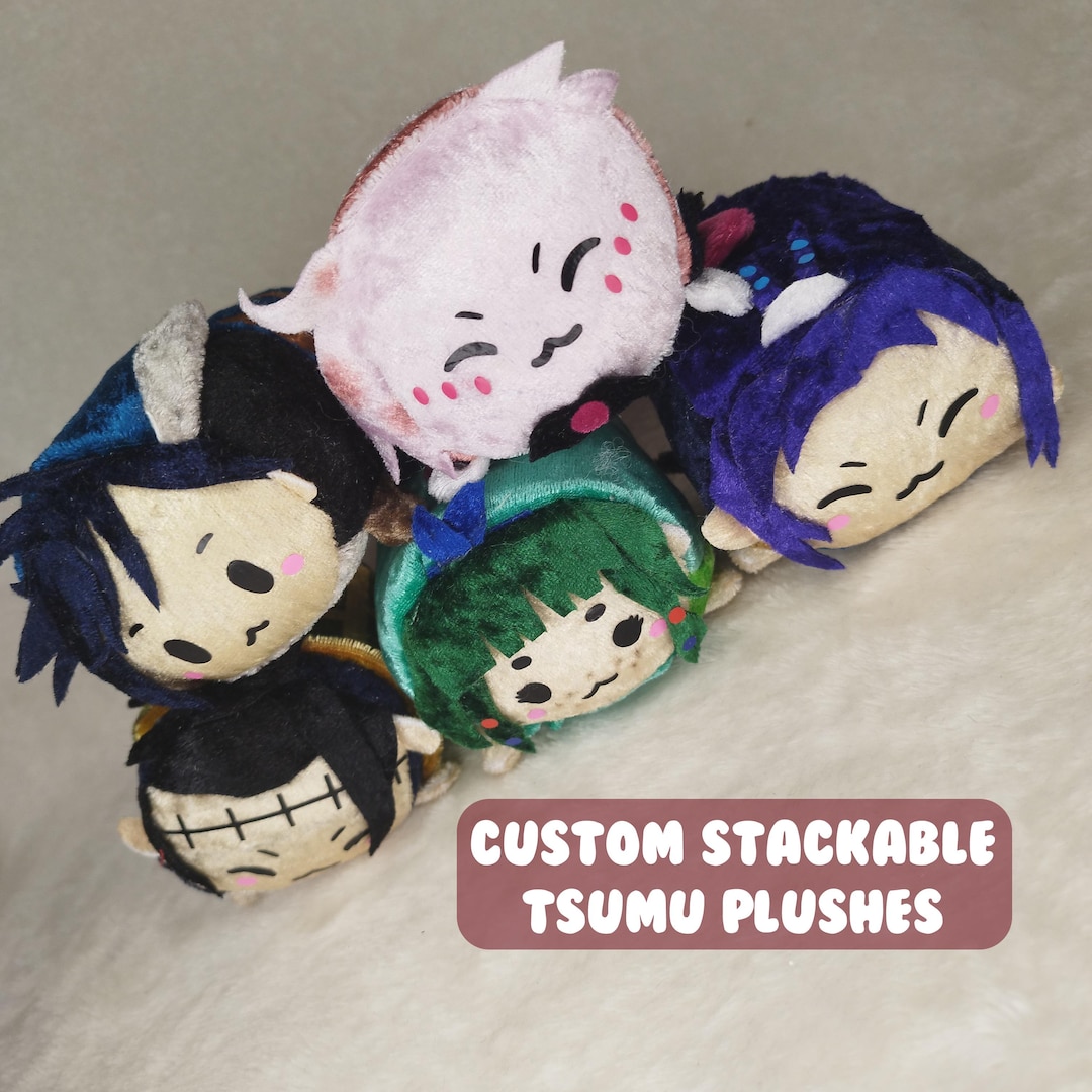 Custom Displayable Tsumu Stackable Bean Plush – Made Just for You! With ...