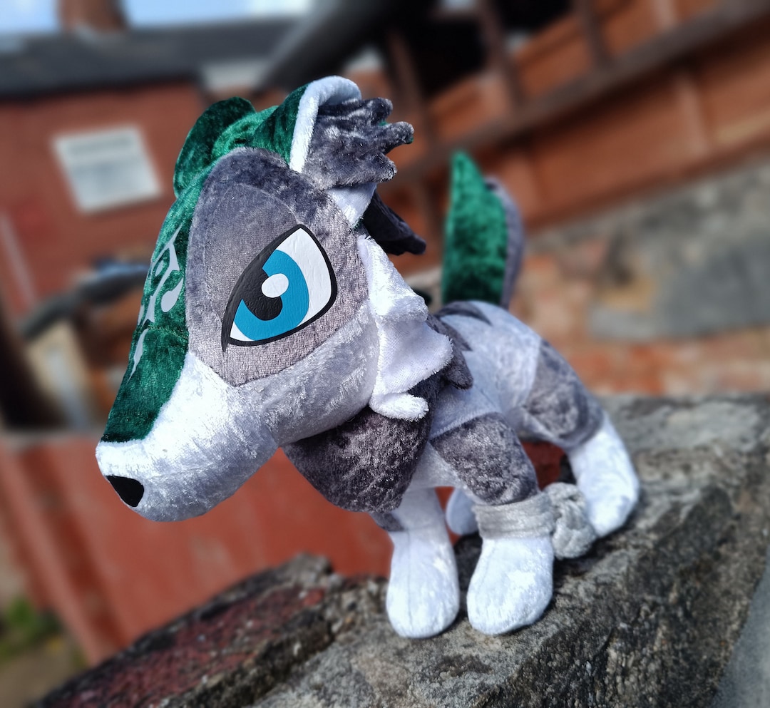 Wolf Link Plush - Velvet, Zelda, Twilight, Princess, Legend, Cute ...