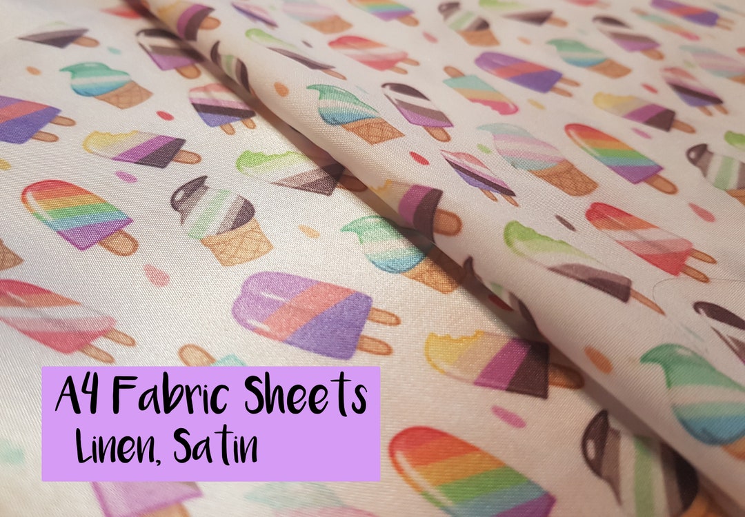 A4 Größe Pride Eis am Stiel Stoff, Polyester, Satin, schwul lesbisch ...