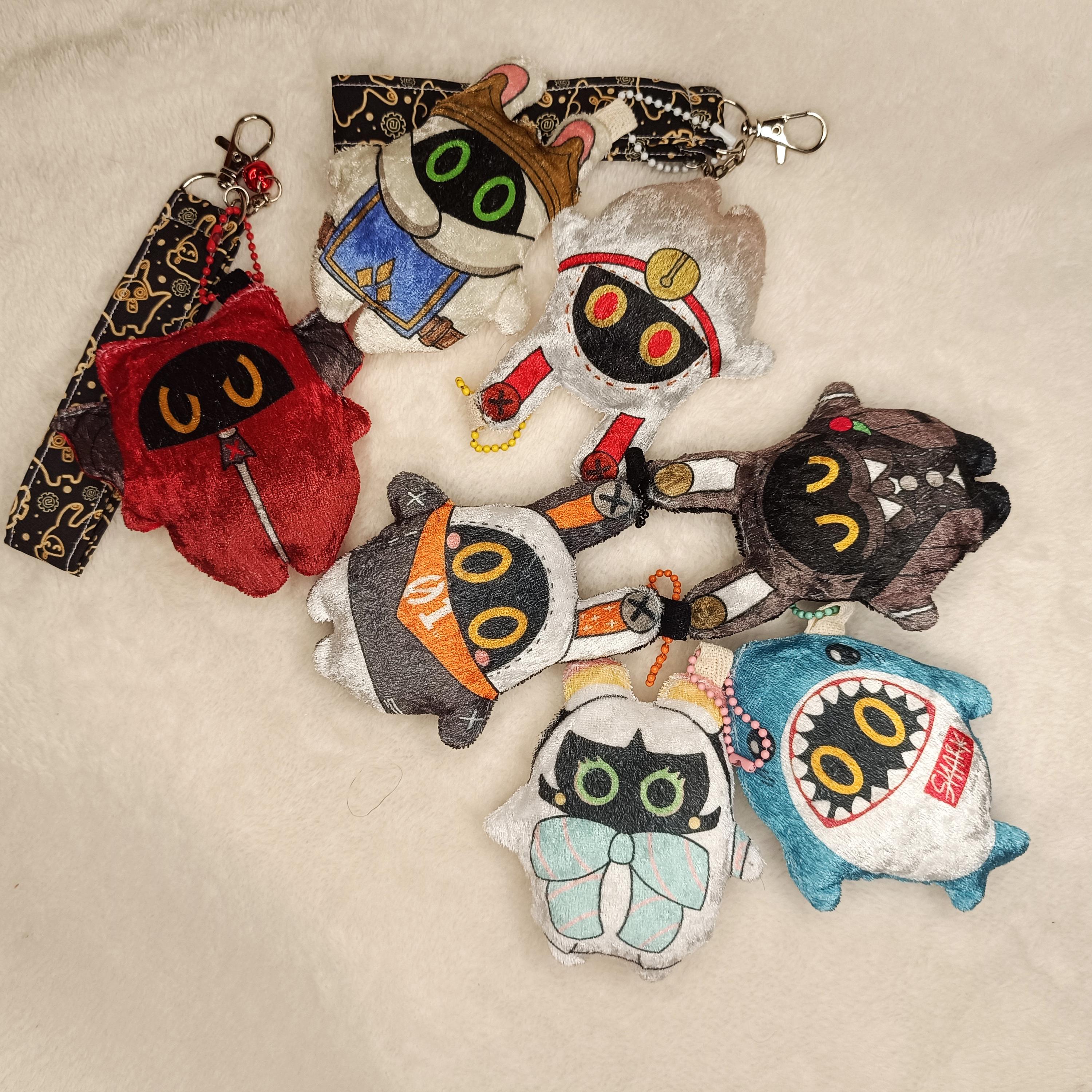 Bangboo ZZZ Plush Keyring • Handmade Keychain + Matching Fabric Strap ...