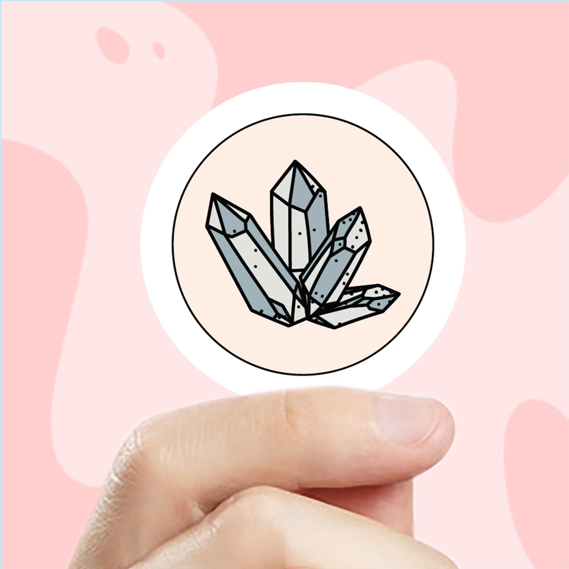 Spiritual Sticker Pack Positivity Sticker Pack Crystals - Etsy
