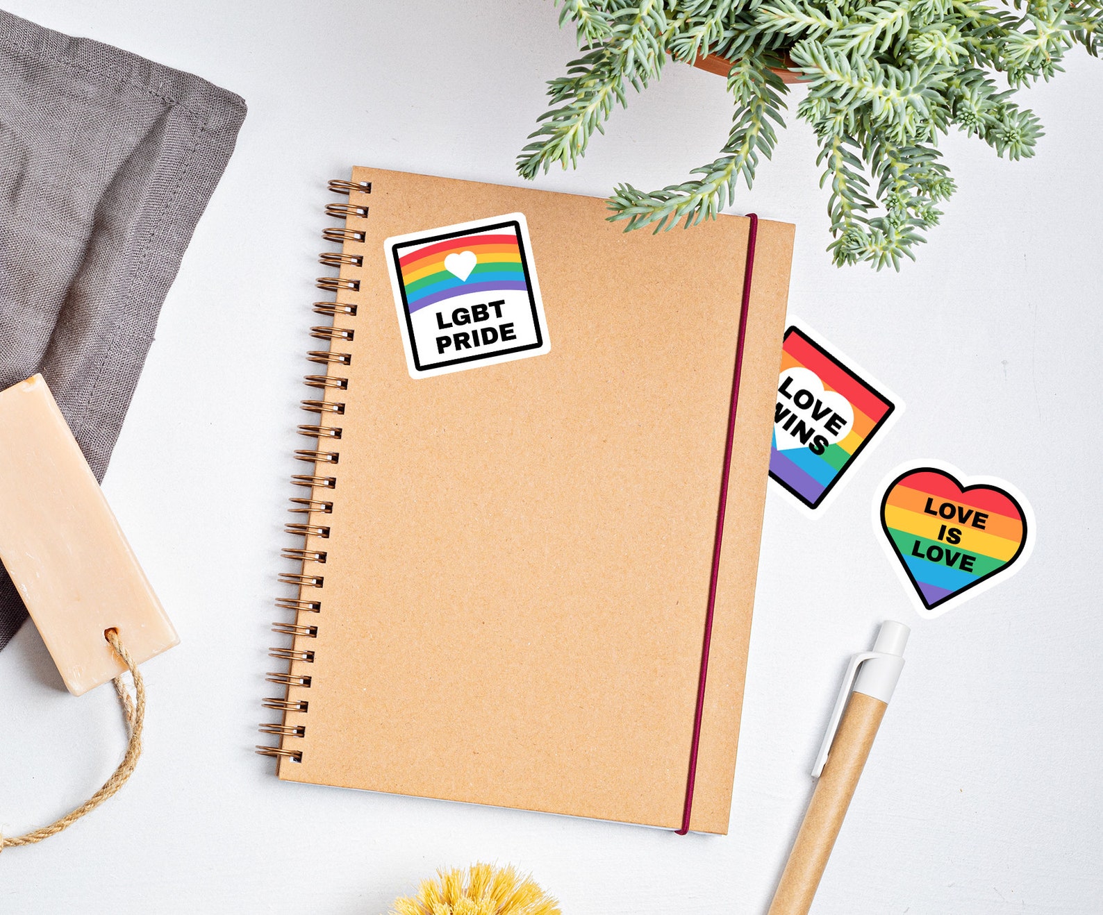 Lgbtq Pride Sticker Pack Pride Water Bottle Sticker Gay Etsy