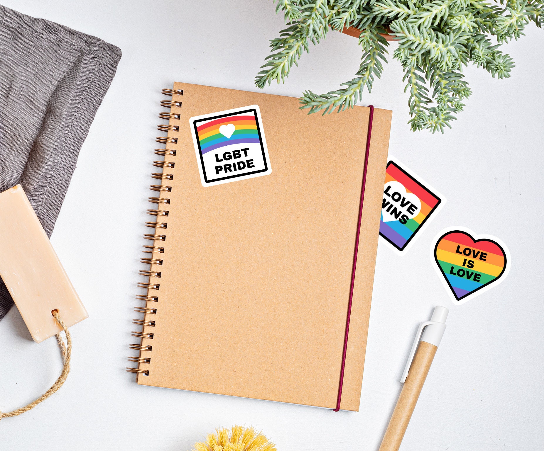 LGBTQ Pride Sticker Pack Pride Water Bottle Sticker Gay | Etsy