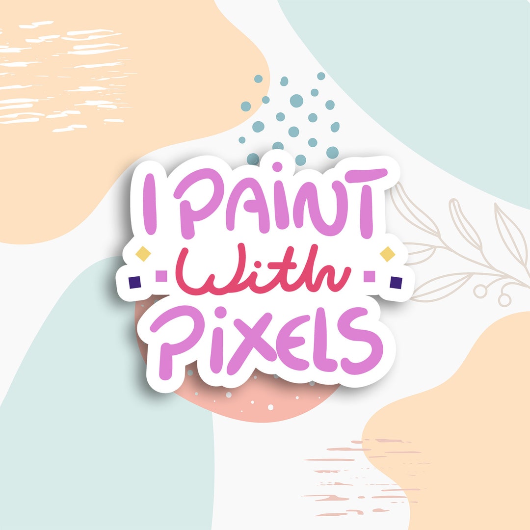 Artist Sticker Funny Sticker, Art Painting Laptop Decals, Painting ...