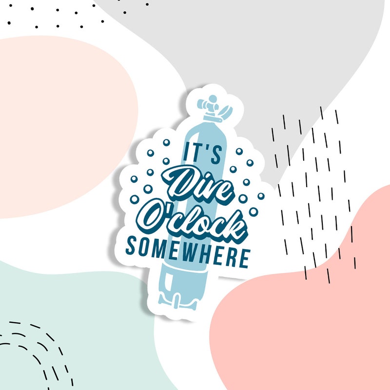Scuba Diving Stickers - Etsy