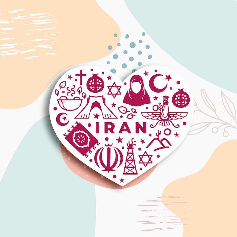 Iran Sticker - Etsy