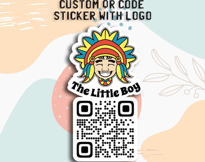 Custom QR Code, QR Code Stickers, Custom Sticker, Personalized Stickers ...