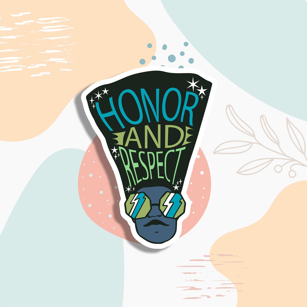 Honor and Respect, Anti-racist Sticker Sticker Pack, BLM Stickers Pack ...