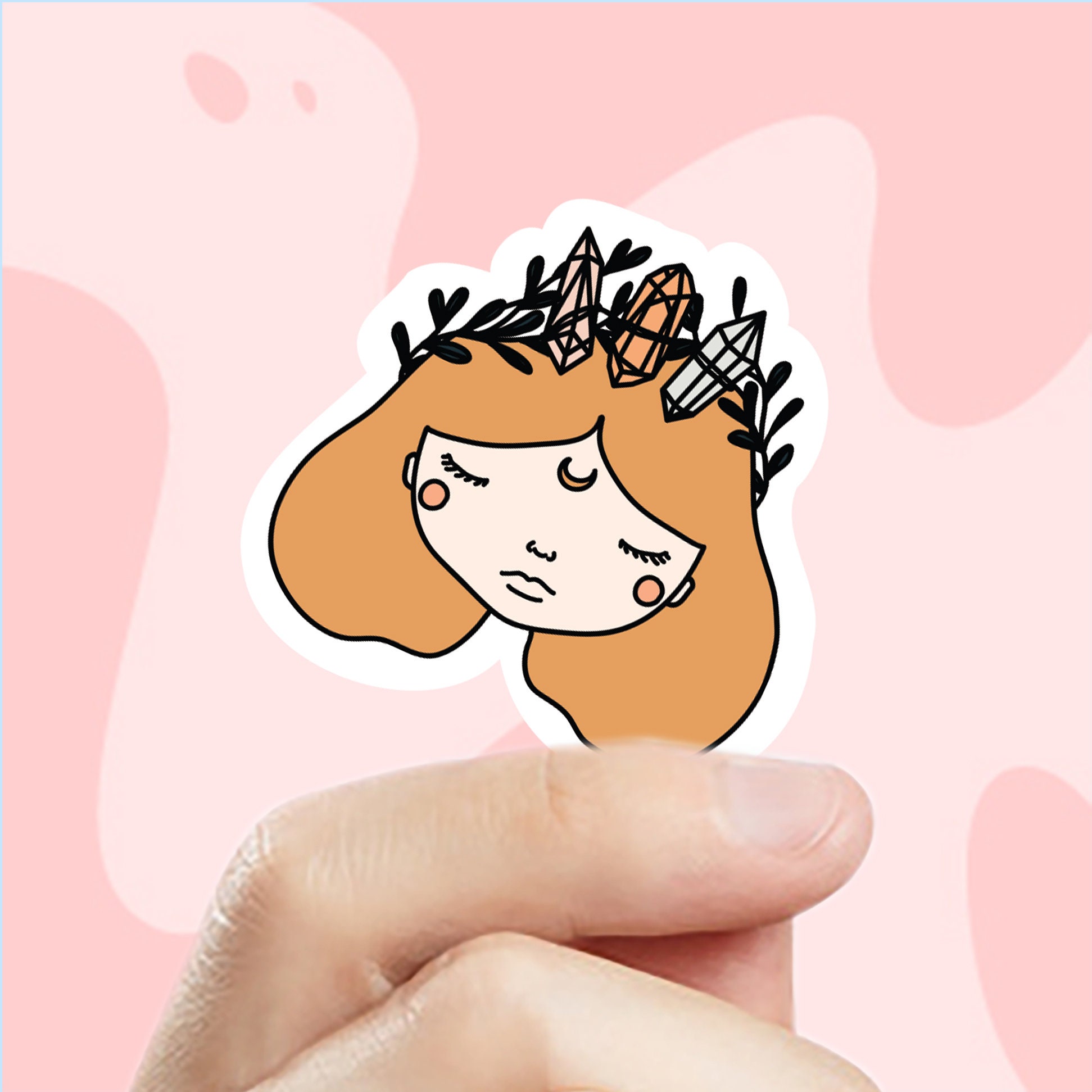 Spiritual Sticker Pack Positivity Sticker Pack Crystals - Etsy