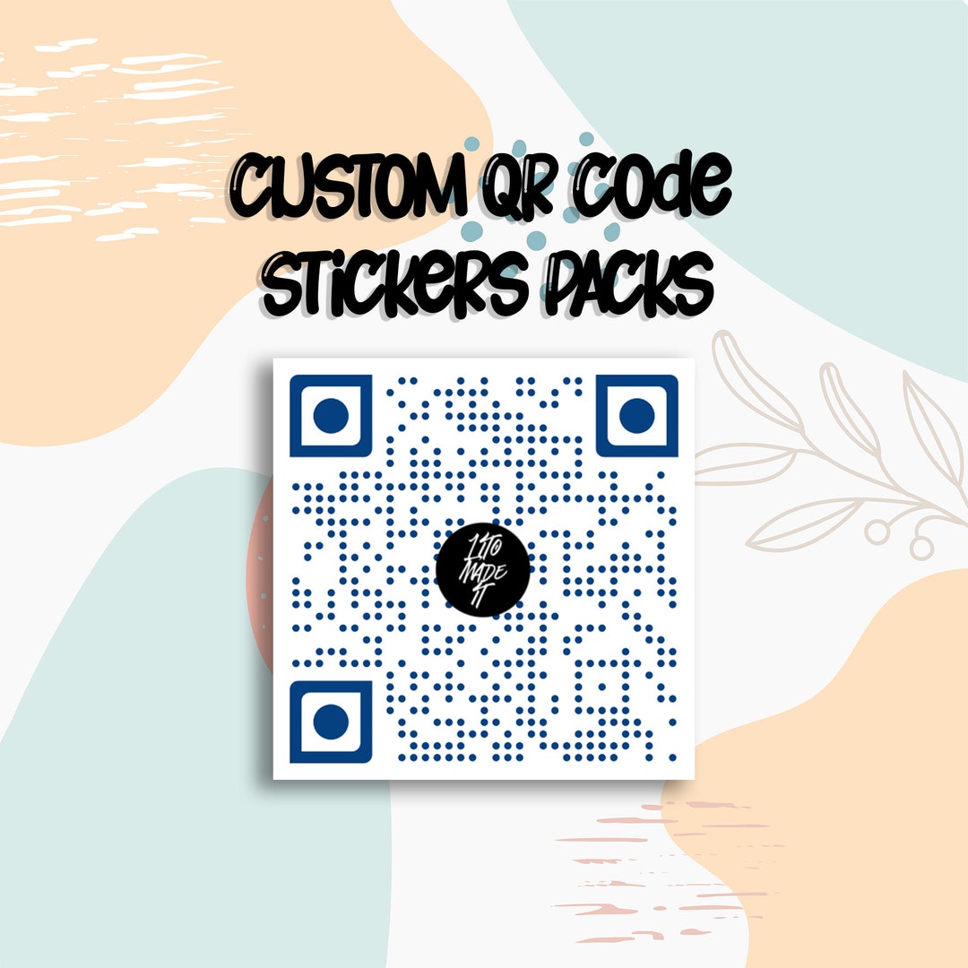 Custom QR Code Stickers for Digital Marketing and Business Promotion ...