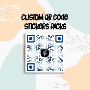 Custom QR Code Stickers for Digital Marketing and Business Promotion ...