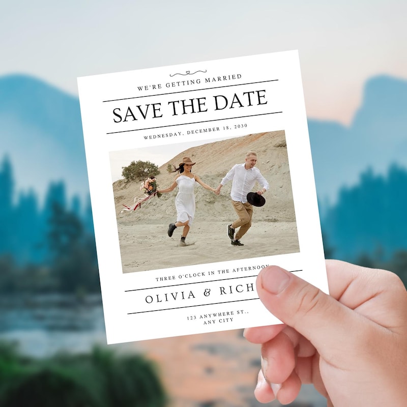 Save the Date Magnet - Etsy