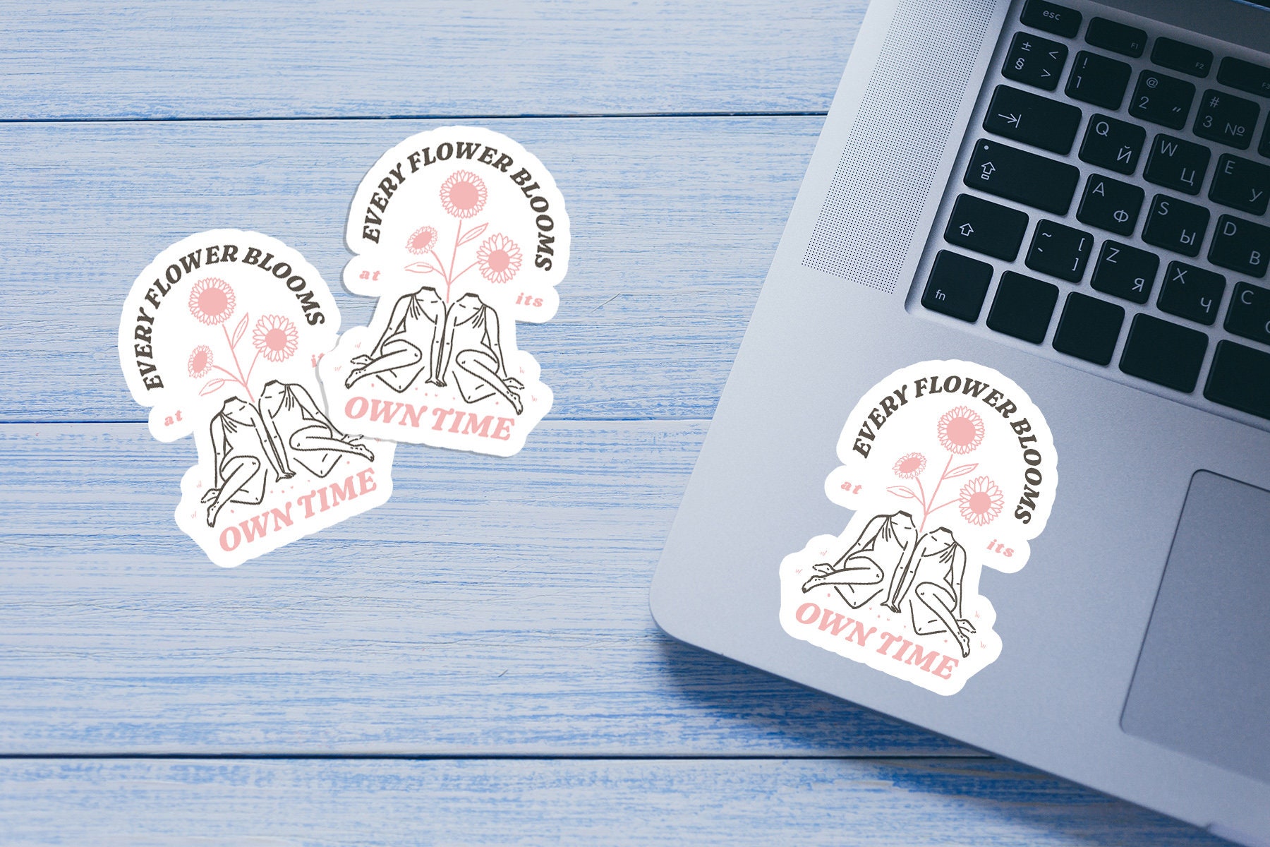 Every Flower Blooms Sticker Cute Laptop Sticker Water Bottle - Etsy