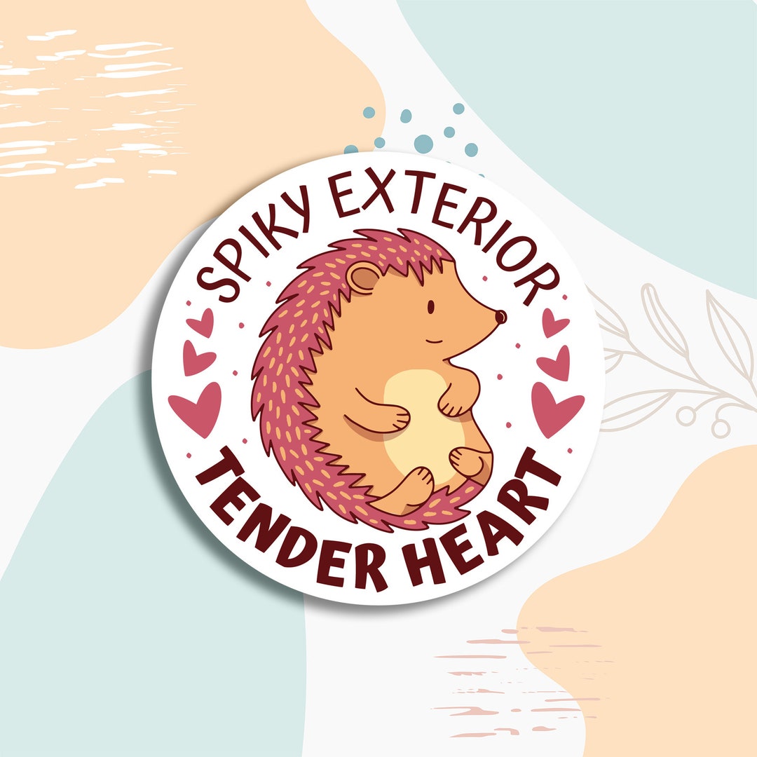 Spiky Exterior Tender Sticker, Motivational Sticker, Cute Sticker ...