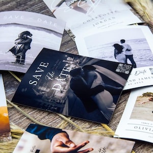 Save the Date With Photo Magnet, Custom Personalized Save Our Date ...