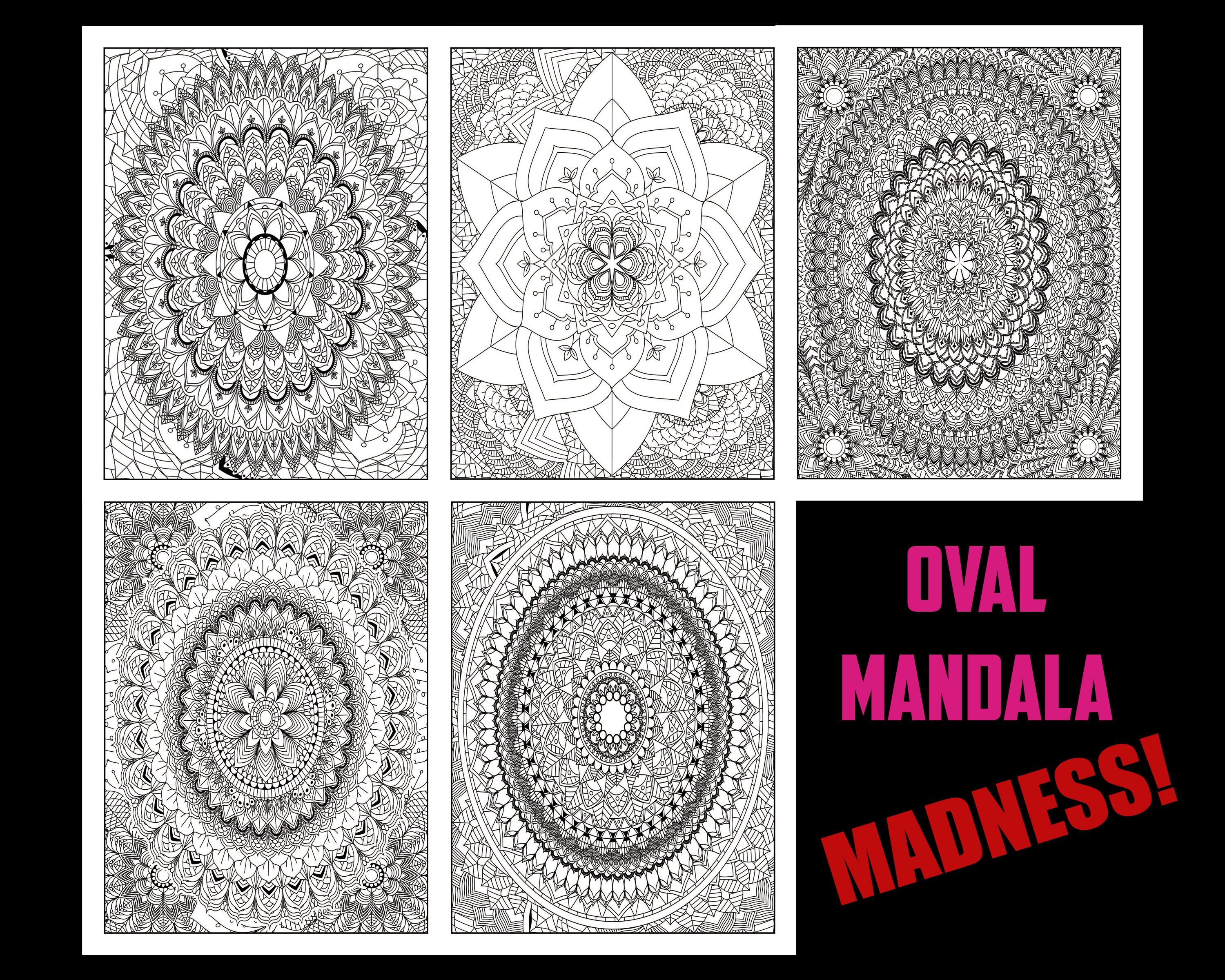 Oval Coloring Pages