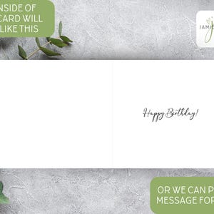 German Birthday Card Happy Birthday Germany Greeting Unique German Gift ...