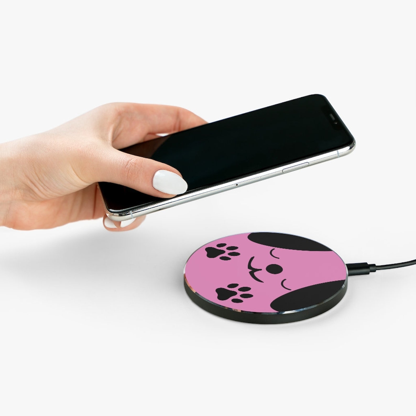 Dog Face Wireless Charger Cute Wireless Charger Cute Dog | Etsy