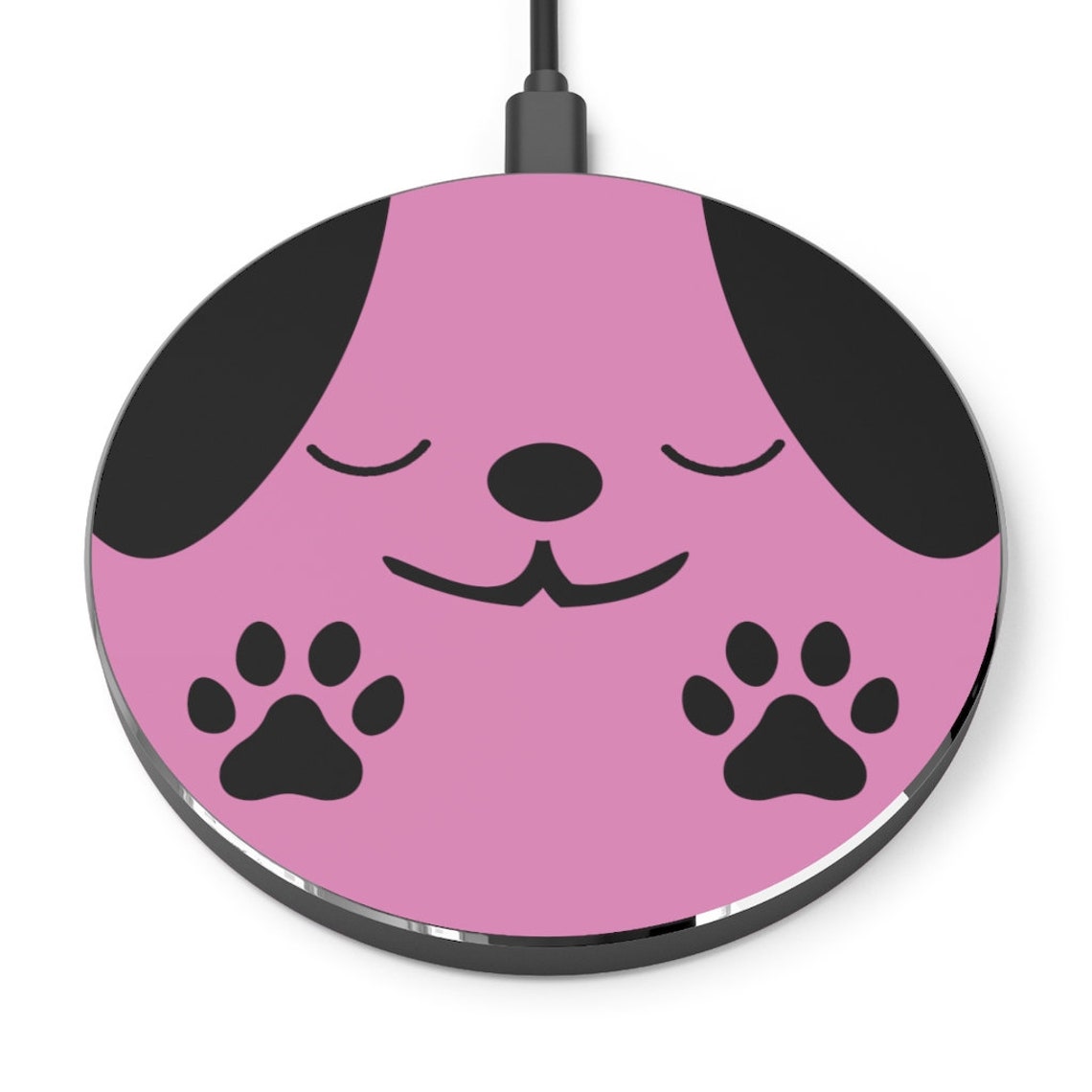 Dog Face Wireless Charger Cute Wireless Charger Cute Dog | Etsy