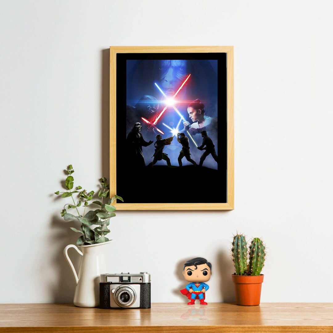 STAR WARS - the Skywalker Saga Poster - A3 - Etsy