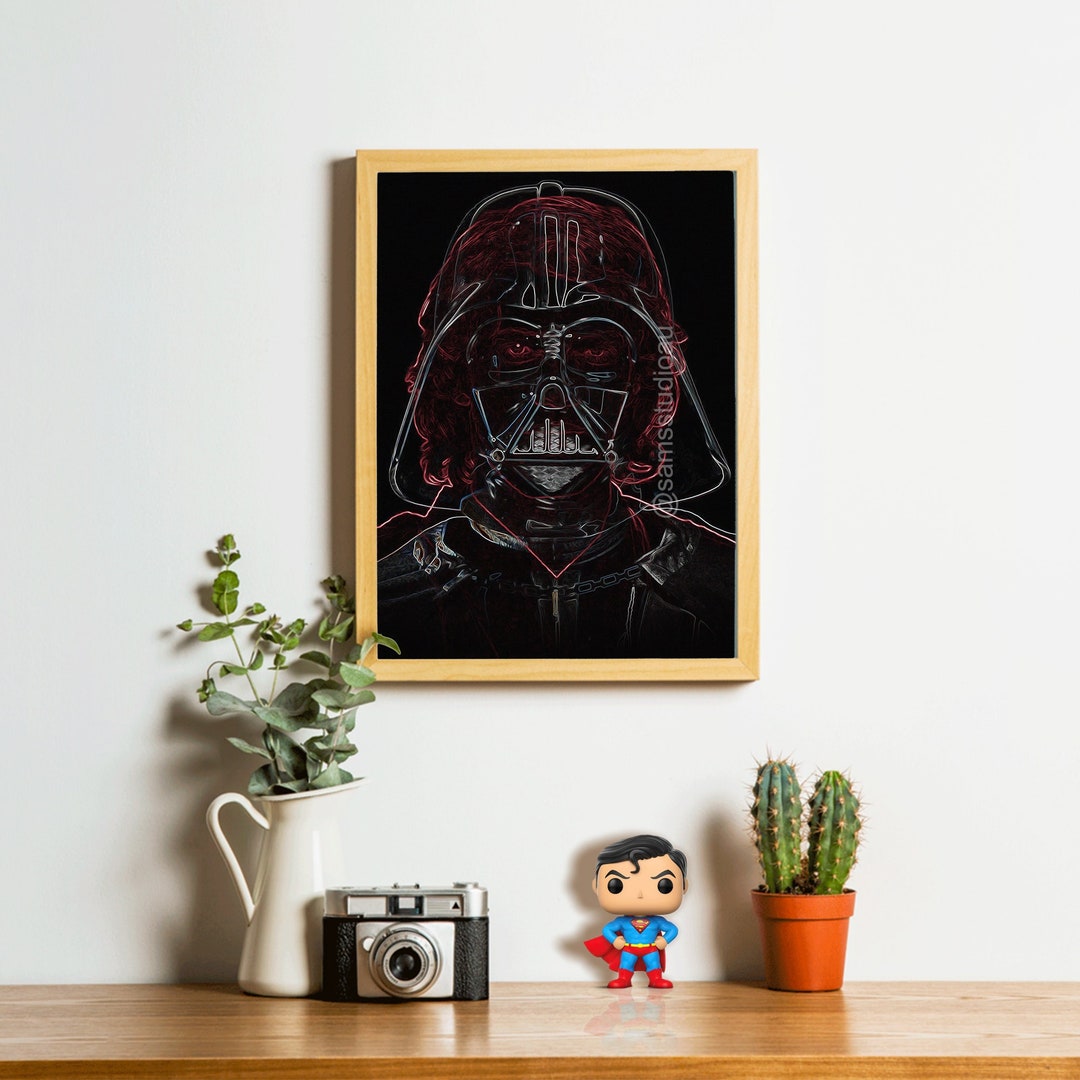 Darth Vader X-ray Print - Etsy