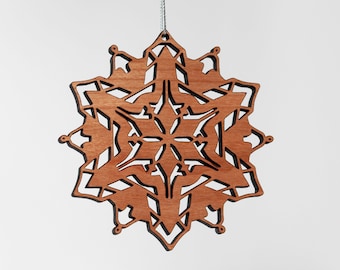 Rustic Wooden Christmas Snowflake - Etsy