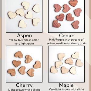 Wood Heart Table Scatter, Wedding Décor, Valentine's Party Place ...