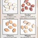 Wood Acorn and Oak Leaf Table Scatter Mix, Thanksgiving Place Setting ...