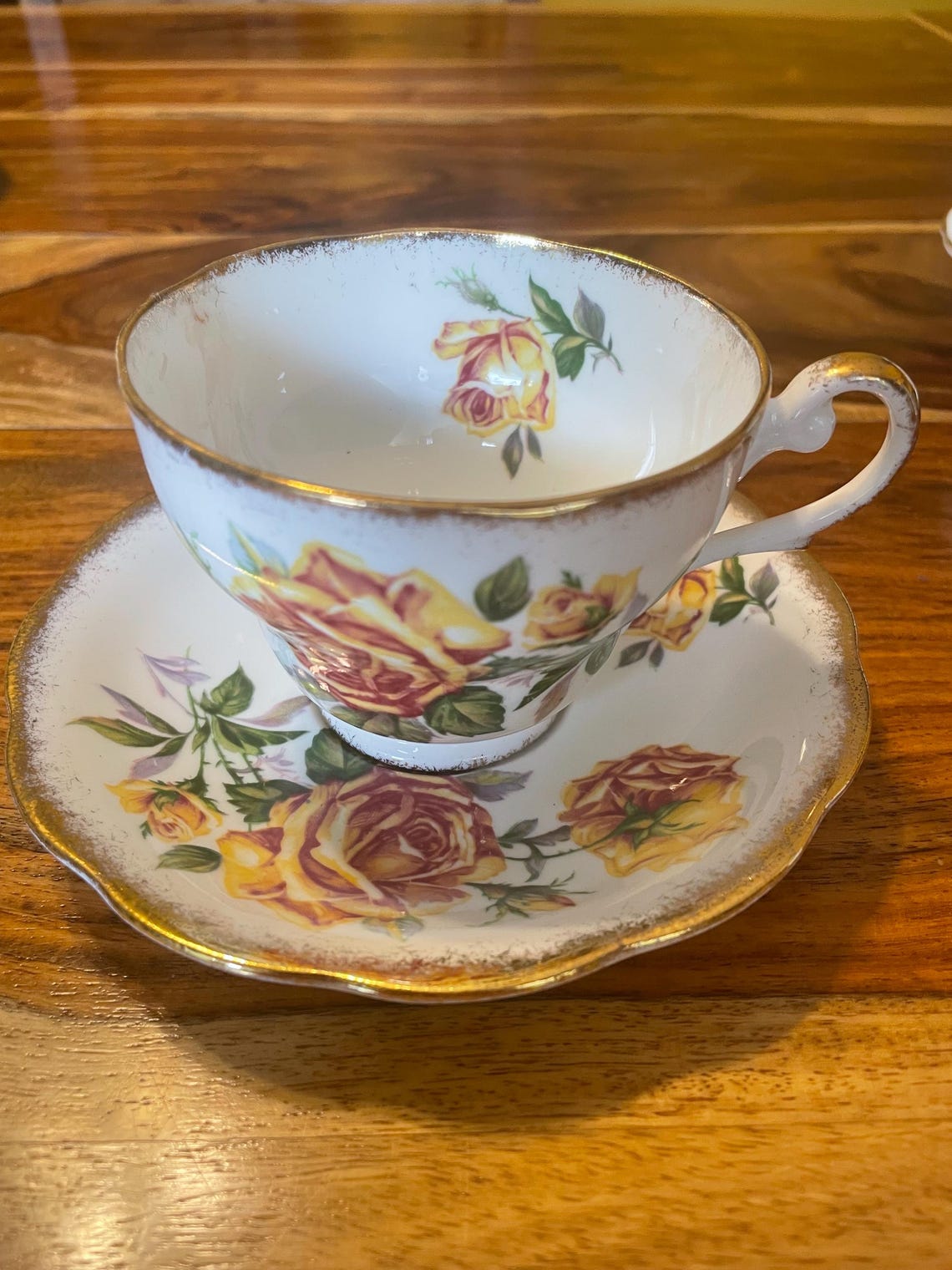 Royal Standard “romany Rose” Tea Cup & Saucer - Etsy