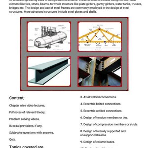 Structural analysis and design full course on strength of | Etsy