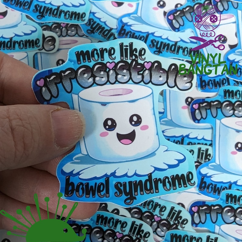 Glossy Sticker "more Like Irresistable Bowel Syndrome" 2.5 Inch IBS - Etsy