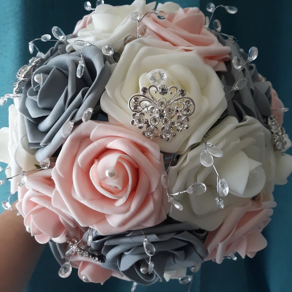 Bling Bridal Bouquet - Etsy