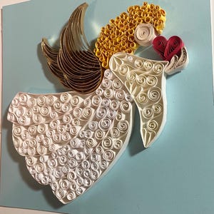 Quilling Angel, Home Décor, Custom Quilling Art, Paper Quilling Art ...