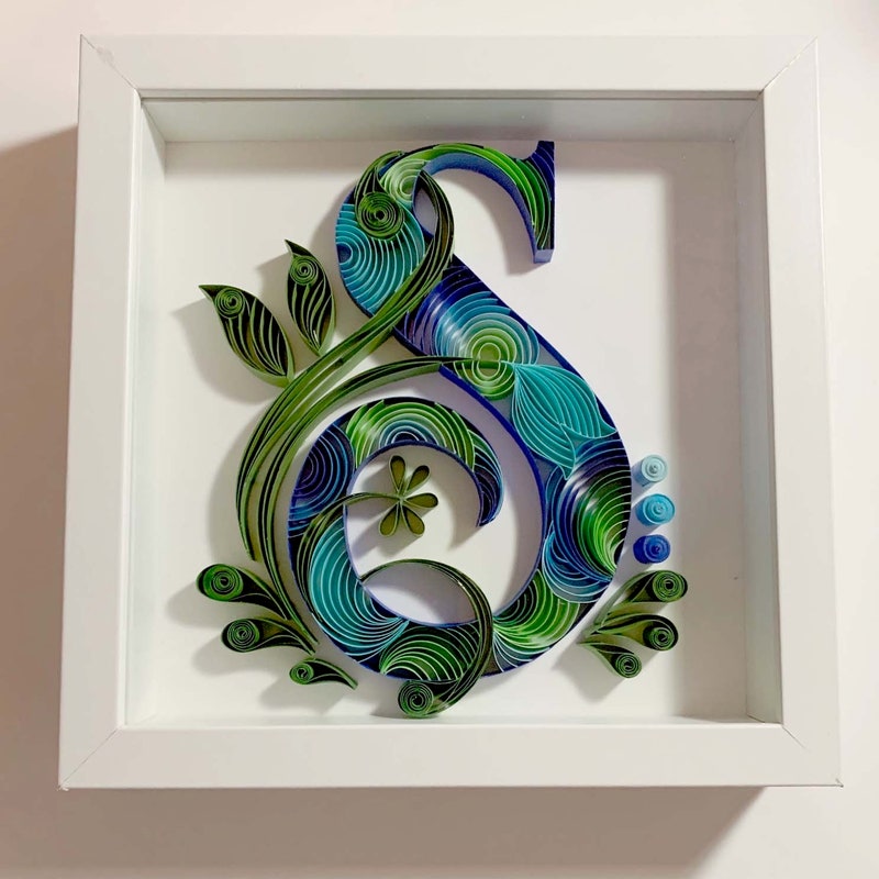 Quilled Monogram - Etsy
