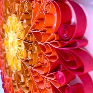 Handmade Quilling Wall Art: Modern Paper Mandala Decor Handamde ...