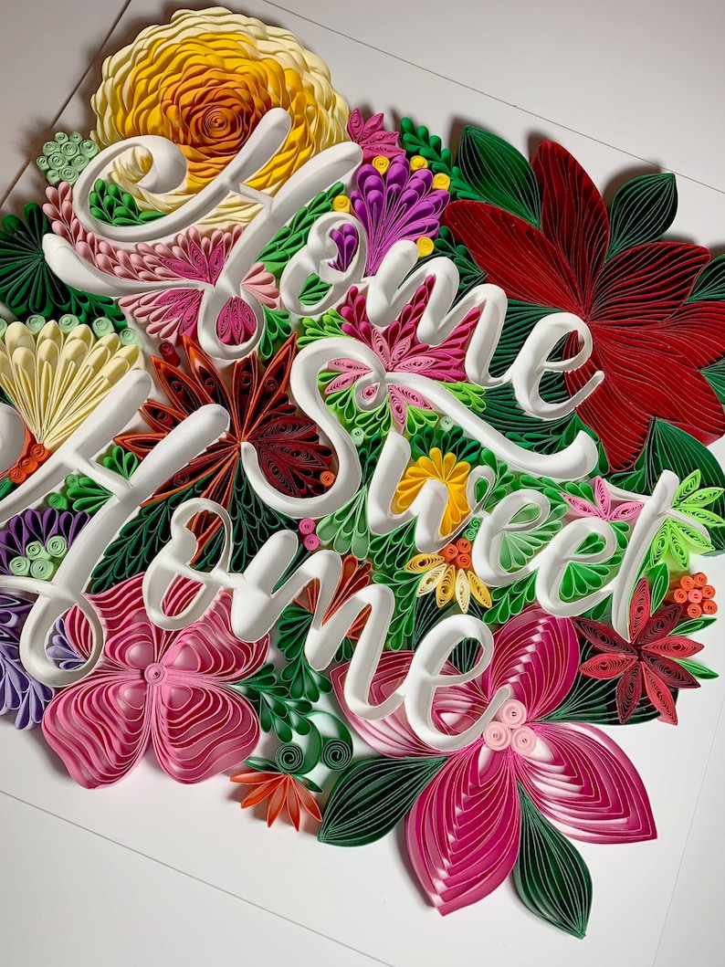 Quilling Art Wall Art Personalized Gifts Personalized Gift - Etsy