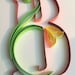 Quilling Letter B Template, Quilling Art, Colorful Letter B - Etsy Canada