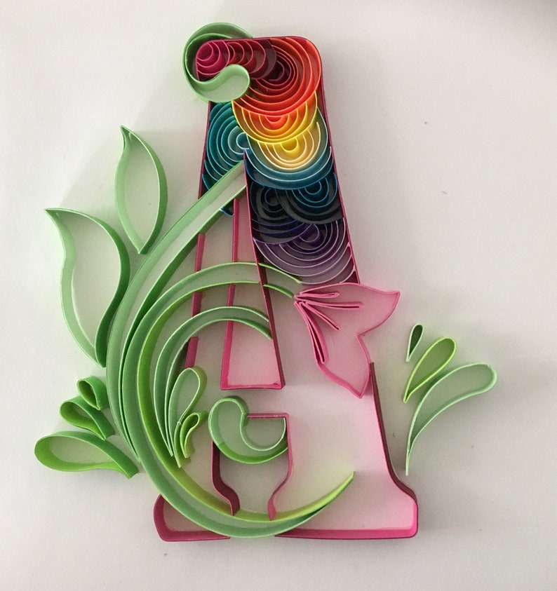 Quilling Letters Template