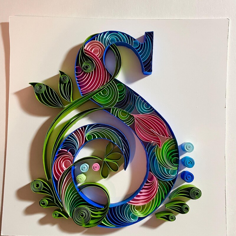 Quilled Monogram - Etsy