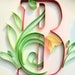 Quilling Letter B Template, Quilling Art, Colorful Letter B - Etsy Canada