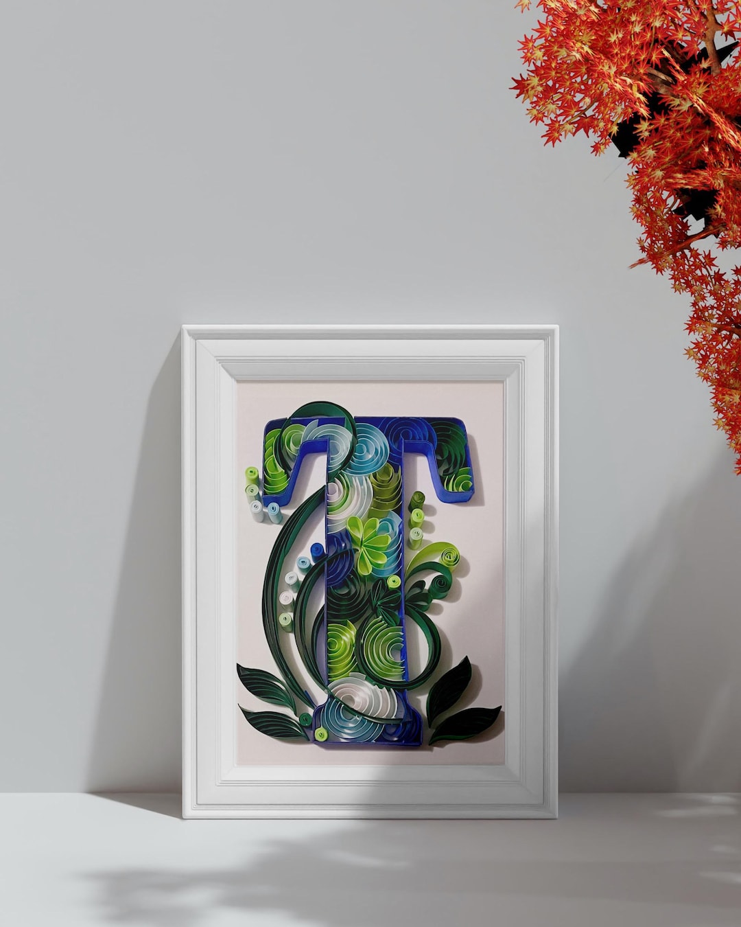 Custom Handmade Quilling Art, Personalized Paper Gift , Letter Artwork ...