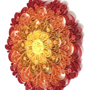 Handmade Quilling Wall Art: Modern Paper Mandala Decor Handamde ...