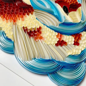 Japanese Fishes, Custom Design, Quilling Artwork, Cut Cutting, Creative ...
