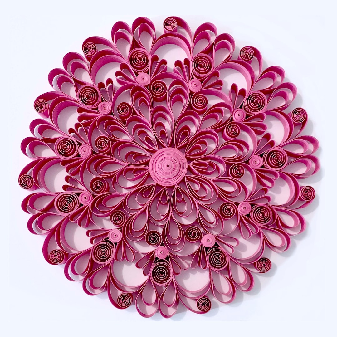Handmade Quilling Paper Art: Modern Floral Wall Decor Handamde ...